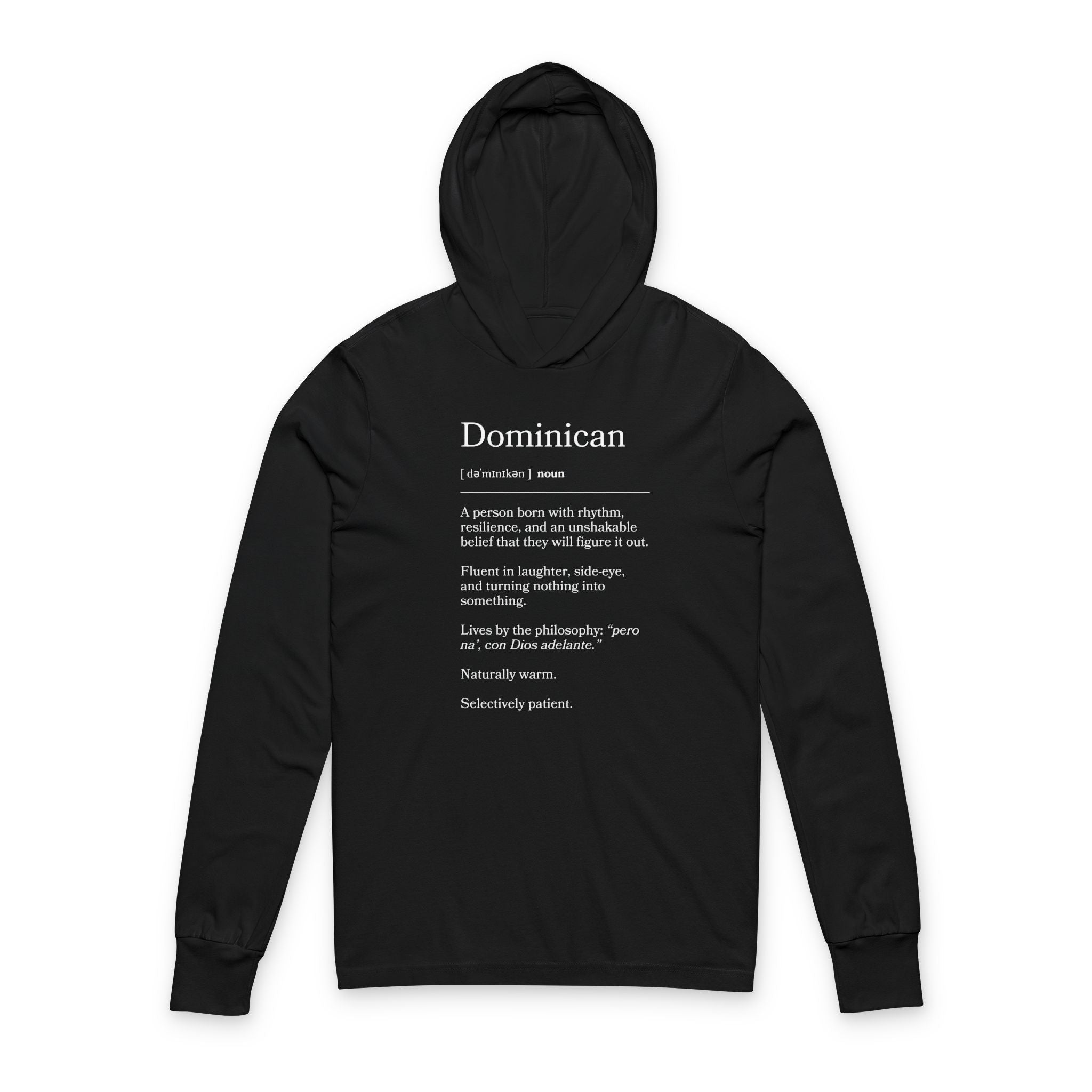 Dominican Definition Hoodie Long Sleeve Tee – Jasdomin Santana Children ...